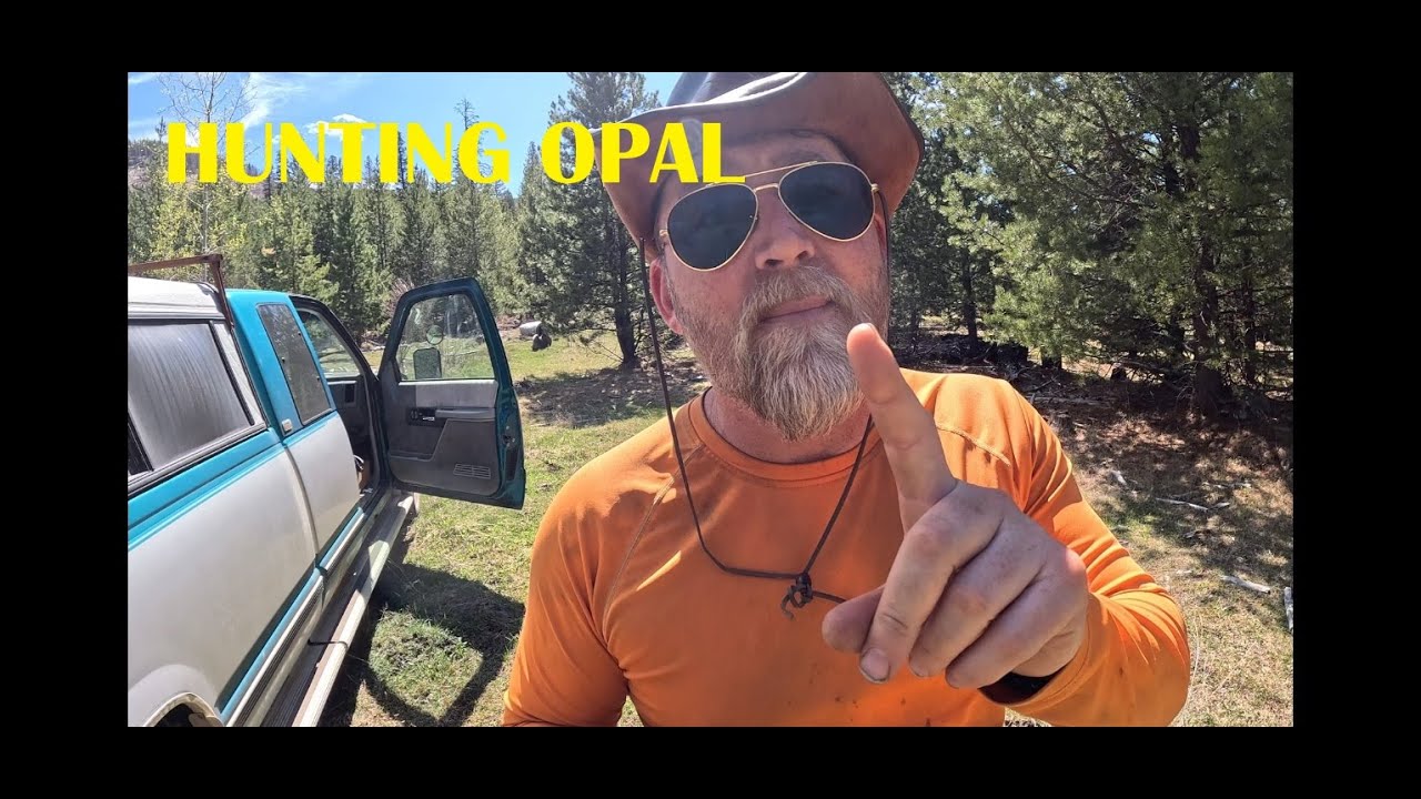 OPAL HUNTING ON THE NEW CLAIM - YouTube