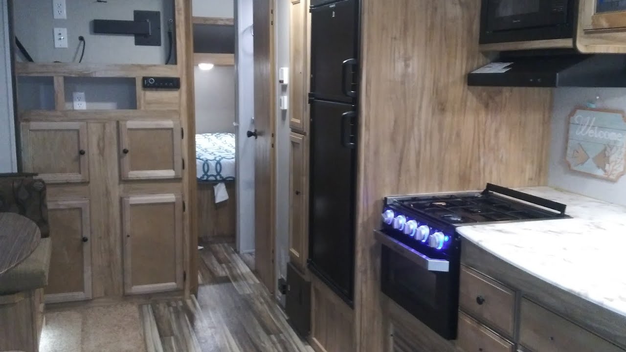 part 1... 2018 Freedom Express Select 28.1 by Coachmen interior walk ...