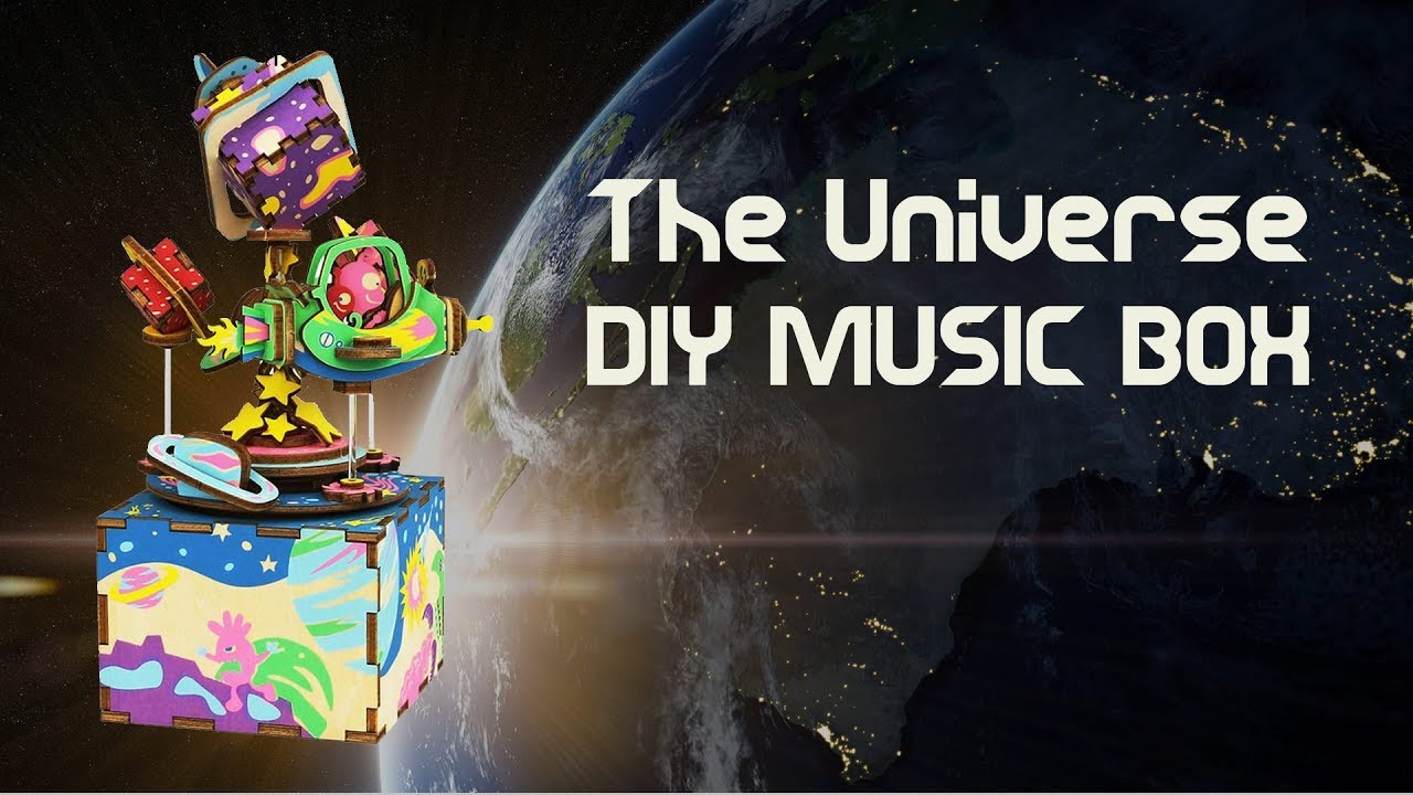 The Universe DIY Music Box by Robotime - YouTube