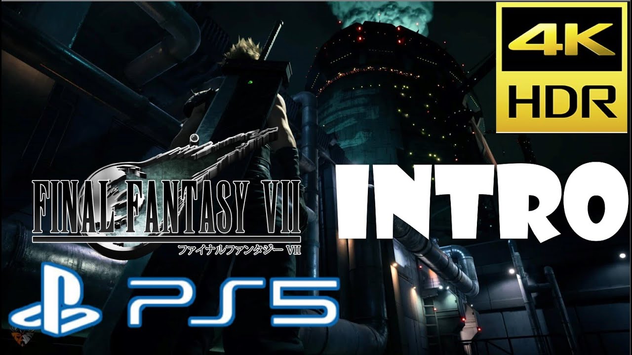 Final Fantasy 7 Remake | INTRO SCENE | PS5 4KHDR - YouTube