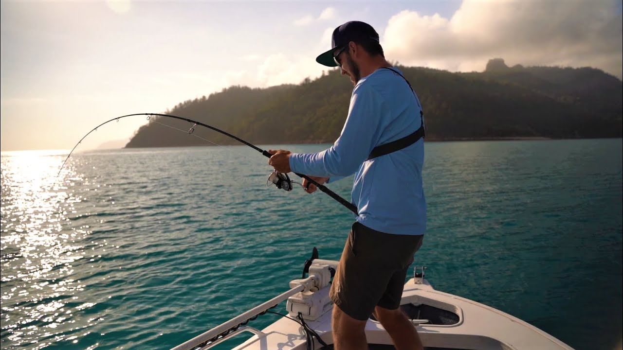 Fishing in PARADISE. TROPICAL ISLAND exploration! - YouTube