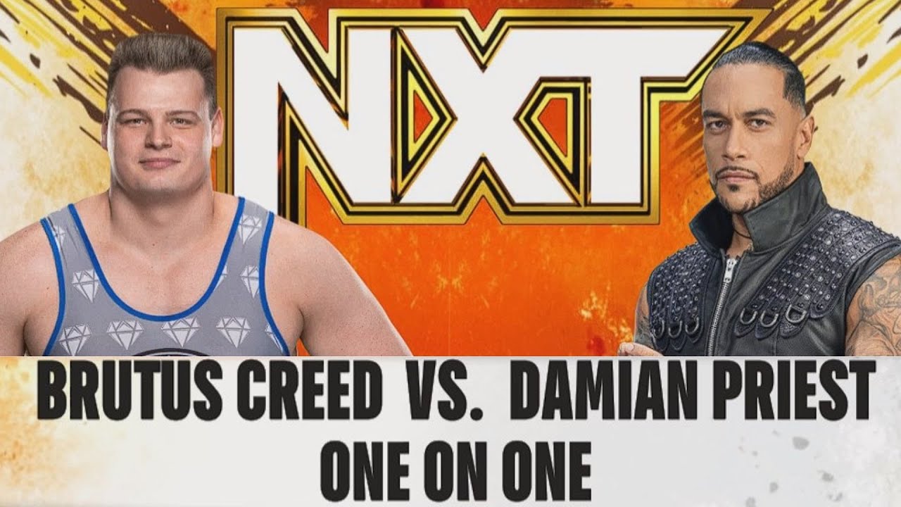 BRUTUS CREED VS DAMIAN PRIEST (C). WWE NXT. WWE 2K24. TQSVERSE - YouTube