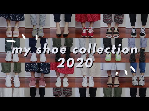 trying on all my shoes 2020 👟 | Fashion Lookbook