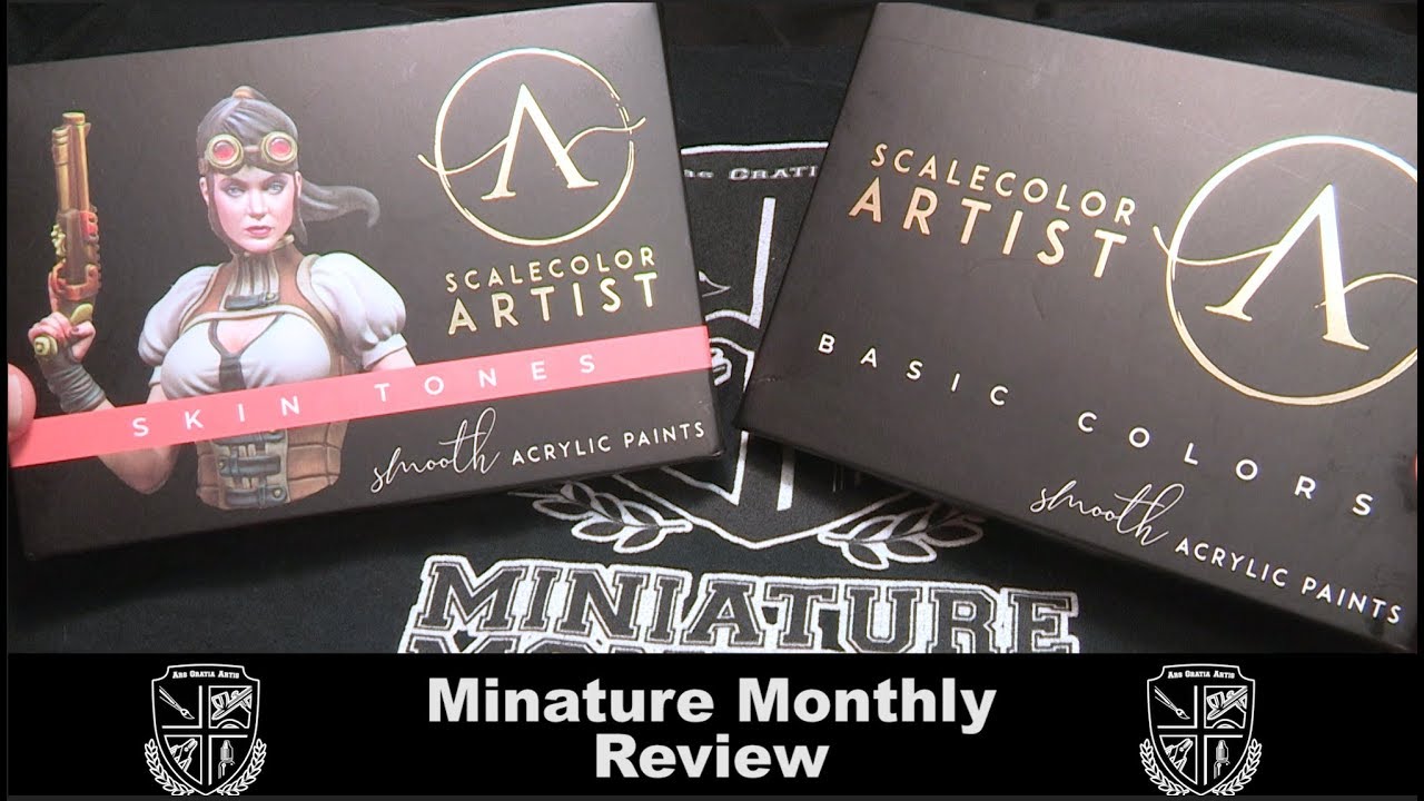 Miniature Monthly Scale 75 Scalecolor Artist Paints Review - YouTube