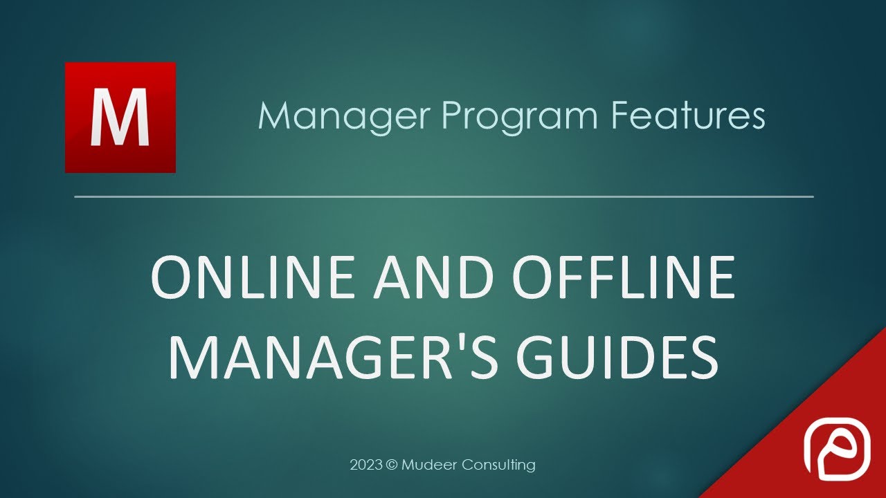 Manager.io Guides : 29 Online and offline Manager's guides - YouTube