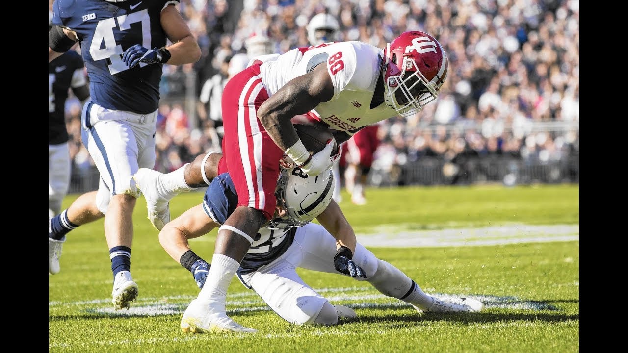 Ian Thomas (Indiana TE) vs Penn State - 2017 - YouTube