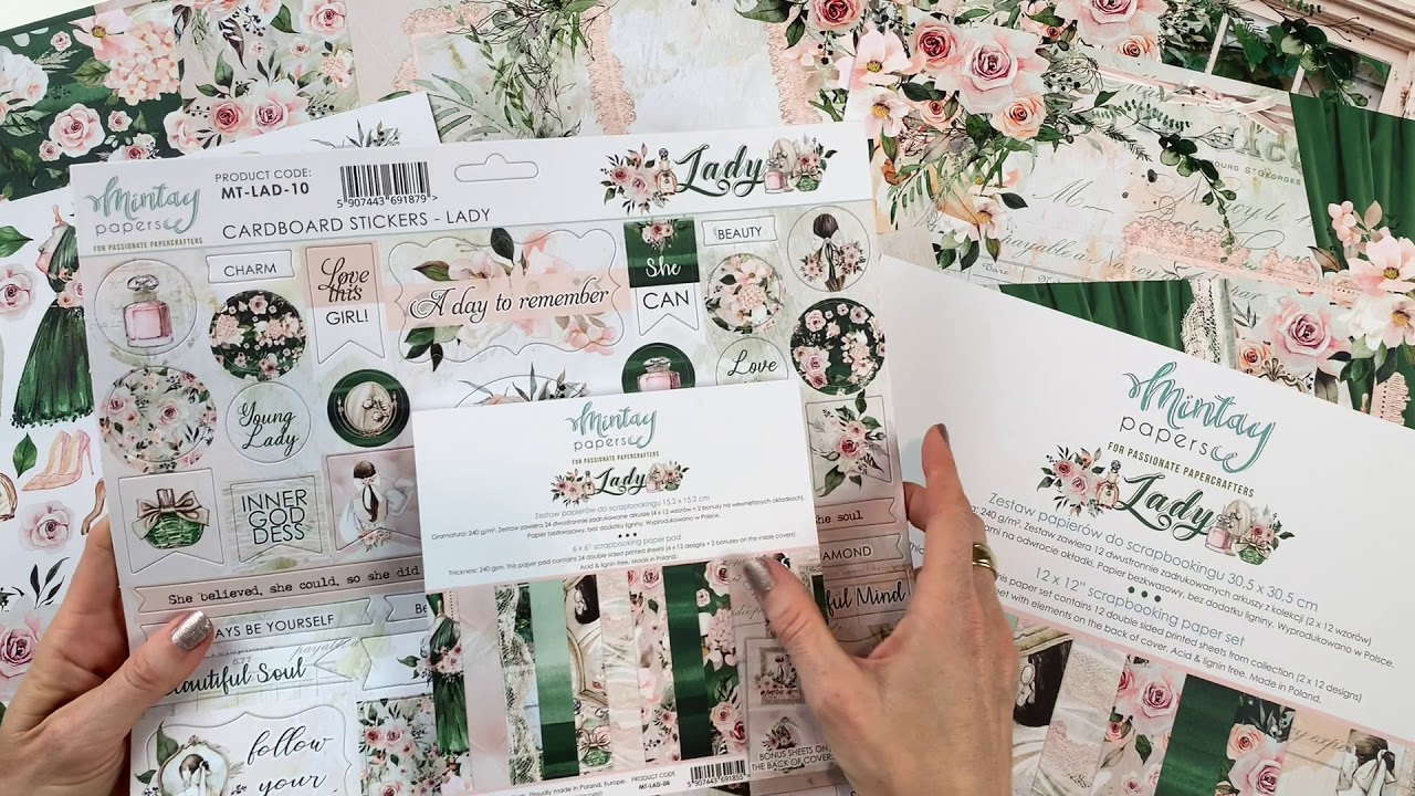 Mintay Papers ~ "Lady" BRAND NEW Collection! - YouTube