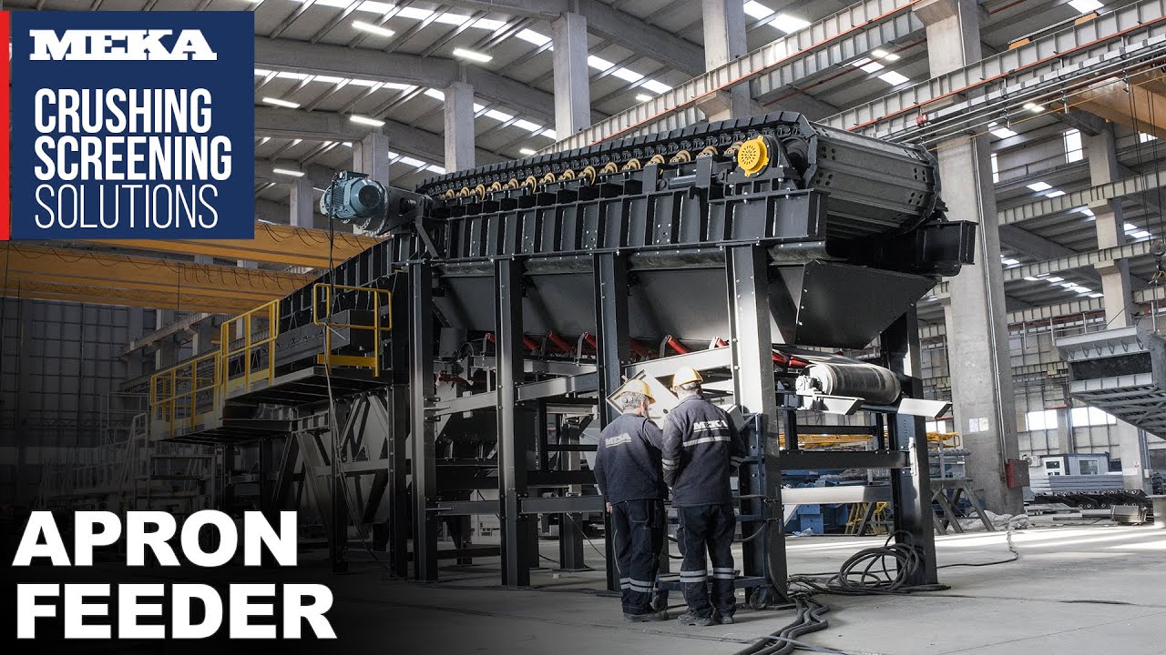 Apron Feeder - MEKA Feeders - YouTube