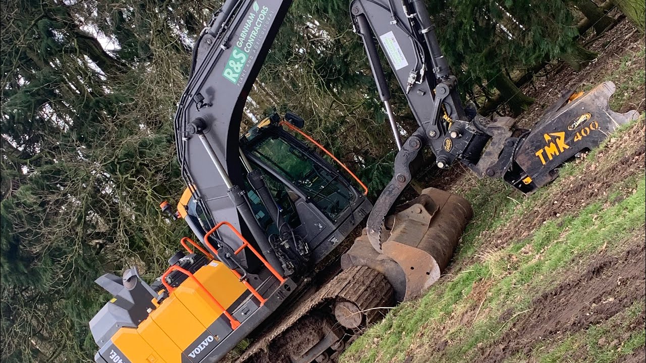 TMK 400 TURBO/GEITH GT HITCH and pond update #tmk #geith #excavator # ...