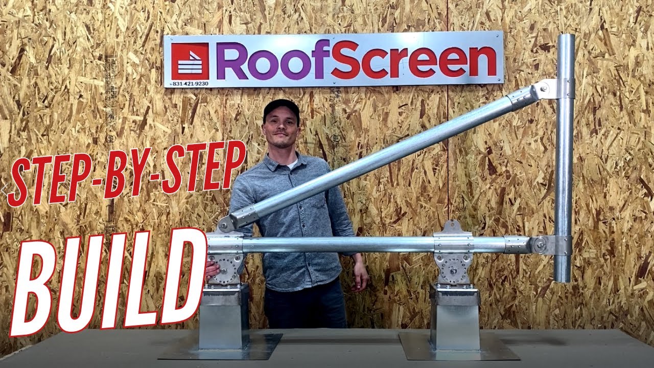 How to Install a RoofScreen SC3 Equipment Screen Frame (Step-By-Step ...