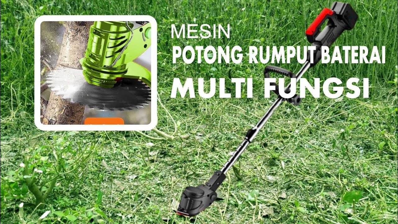 Mesin Potong Rumput Portable - YouTube