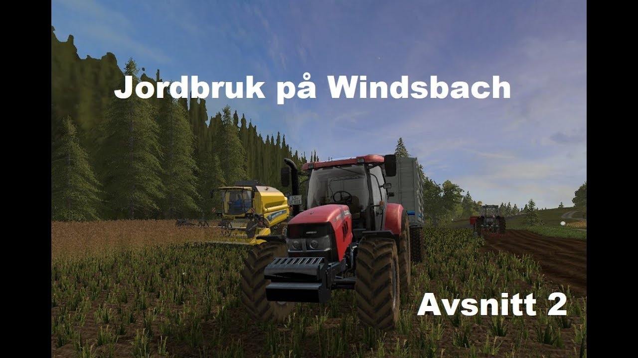 FS 17 Multiplayer på Windsbach #2 Harving med 350 boxer Kalles spel ...