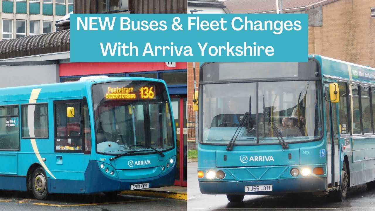 NEW Buses From The North East & Fleet Changes With Arriva | Arriva Yorkshire - YouTube