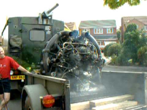 Continental Wright Whirlwind R975 9cyl Radial Engine From M3 Grant Tank ...