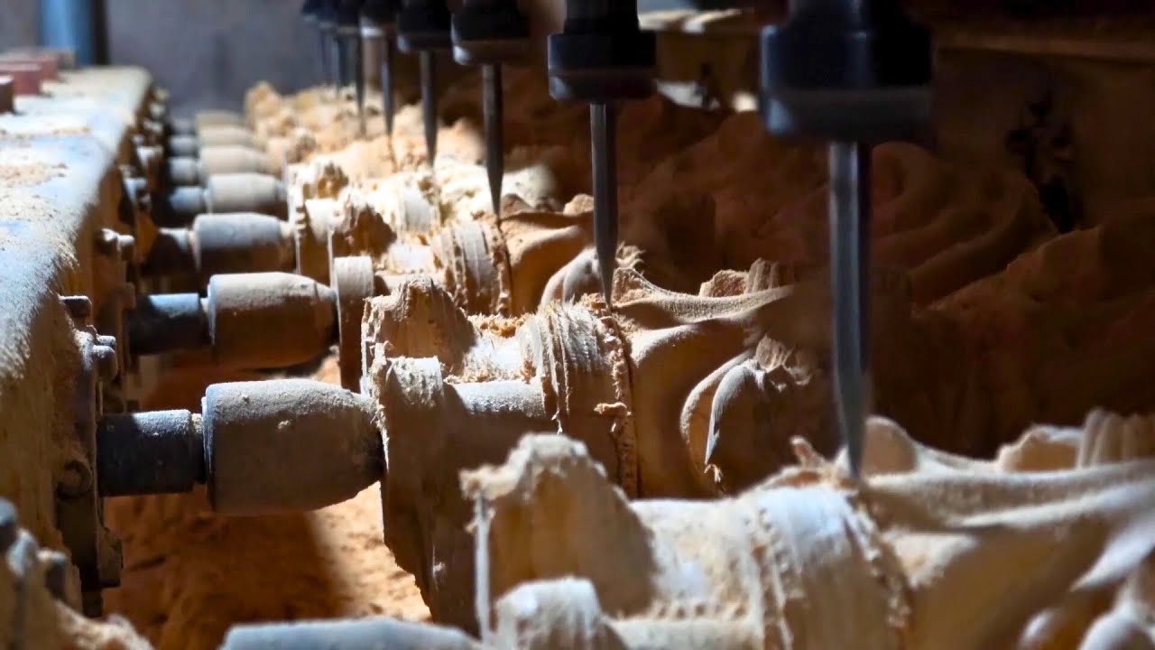 Traditional Manufacturing Processes - How wooden statues were mass ...