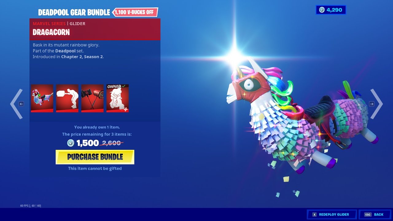 Refunding the Deadpool Gear Bundle in Fortnite (and how many vbucks you ...