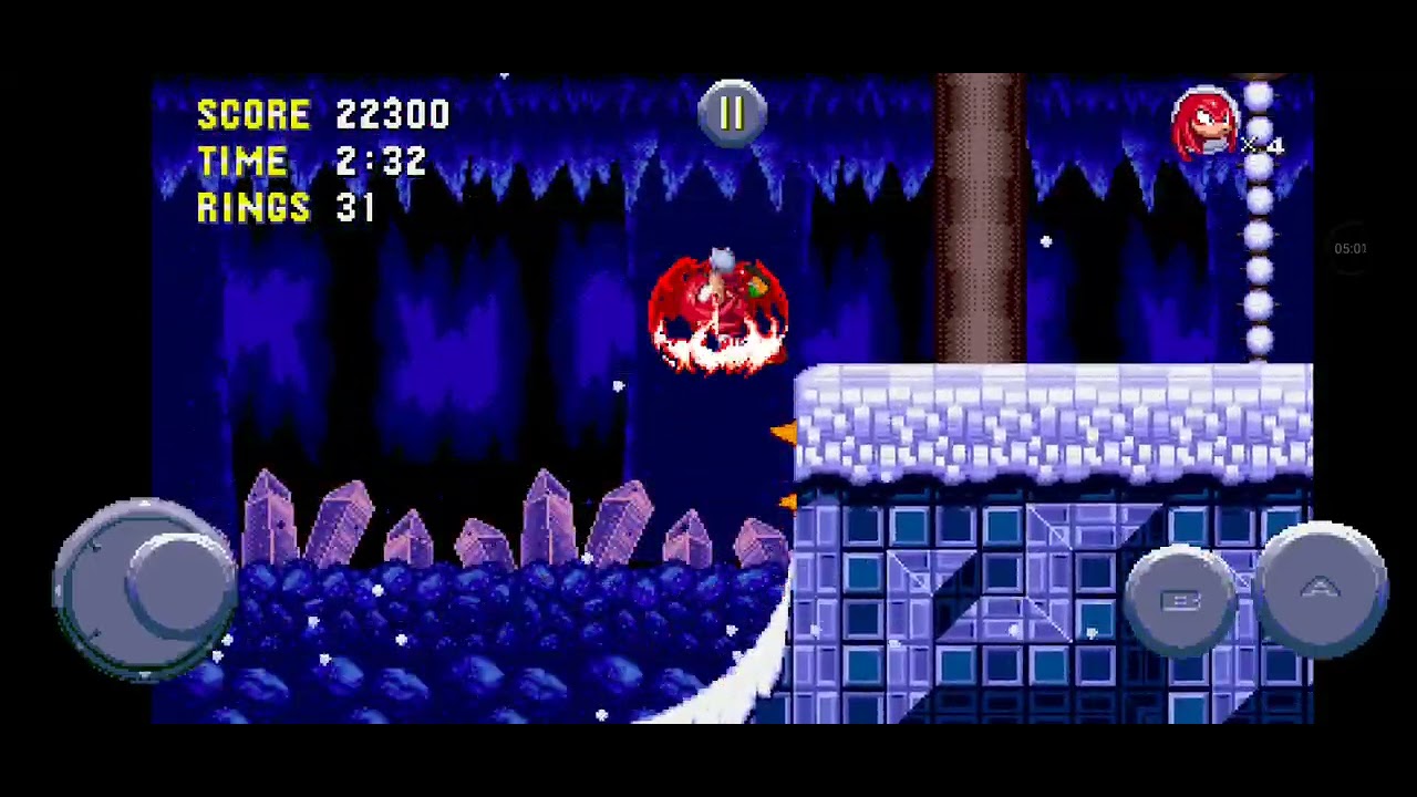 Sonic triple trouble 16 bit speedrun knuckles - YouTube