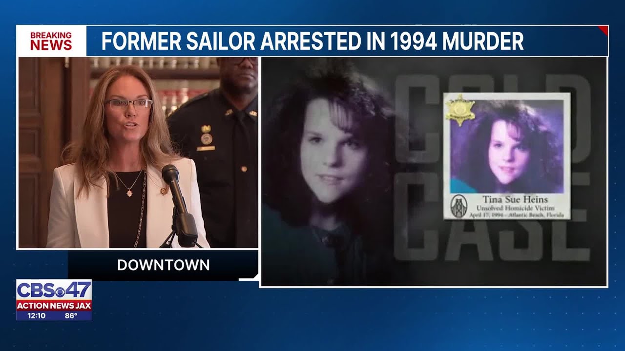 Jacksonville authorities announce arrest of man in 1994 murder of Tina ...