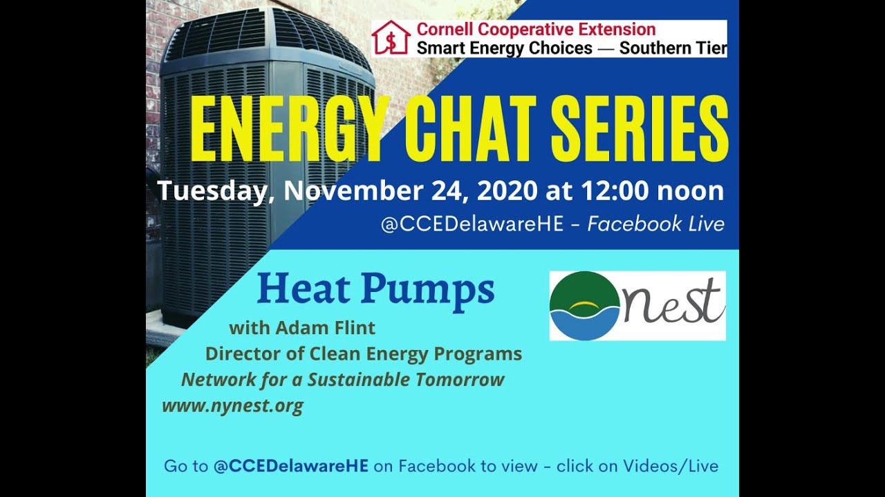 Energy Chat-Heat Pumps-11-24-20 - YouTube