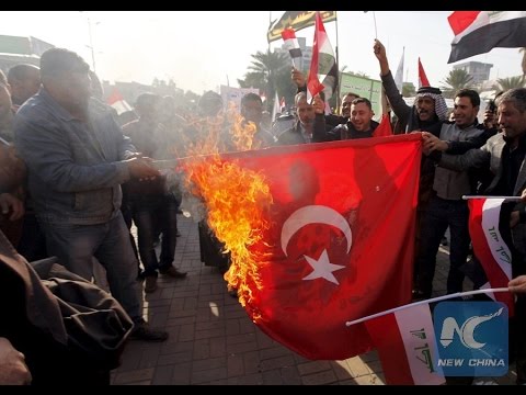 Iraqis rally in Baghdad against Turkish troops deployment