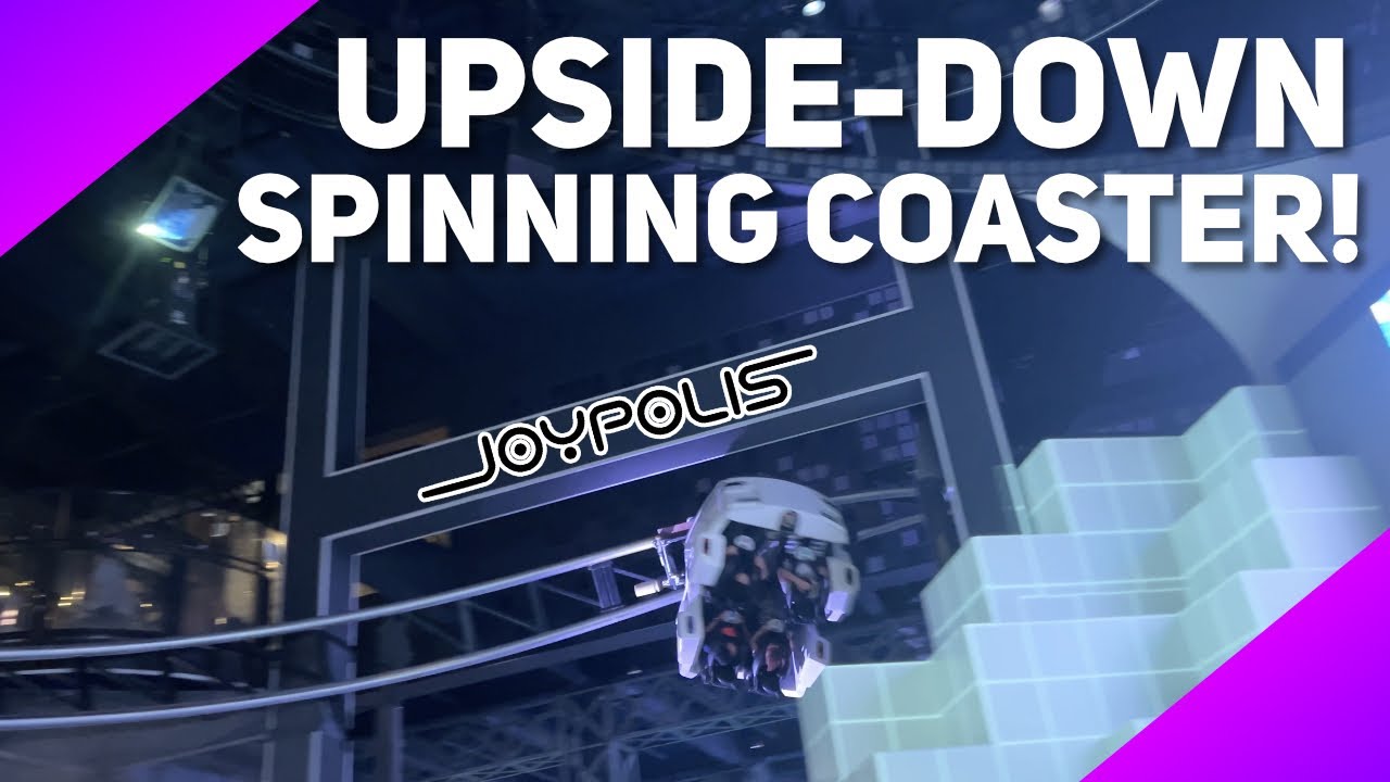 Riding the First UPSIDE-DOWN SPINNING Coaster! - Tokyo Joypolis Vlog - YouTube