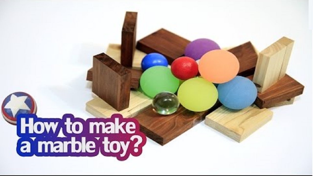 How to make a marble toy at home? - YouTube