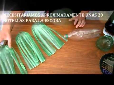 -JUCOOPS- Como armar una escoba con botellas de plástico - YouTube