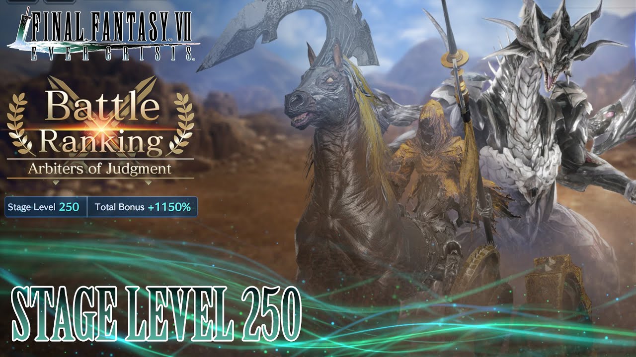 Stage Level 250 guide - Battle Ranking event || Final Fantasy VII Ever ...