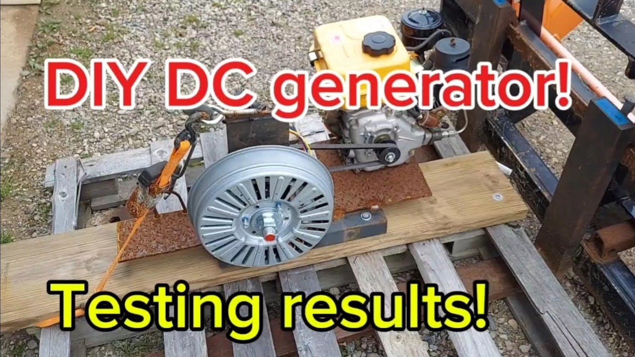 DIY 48 volt DC diesel generator! Testing results! - YouTube