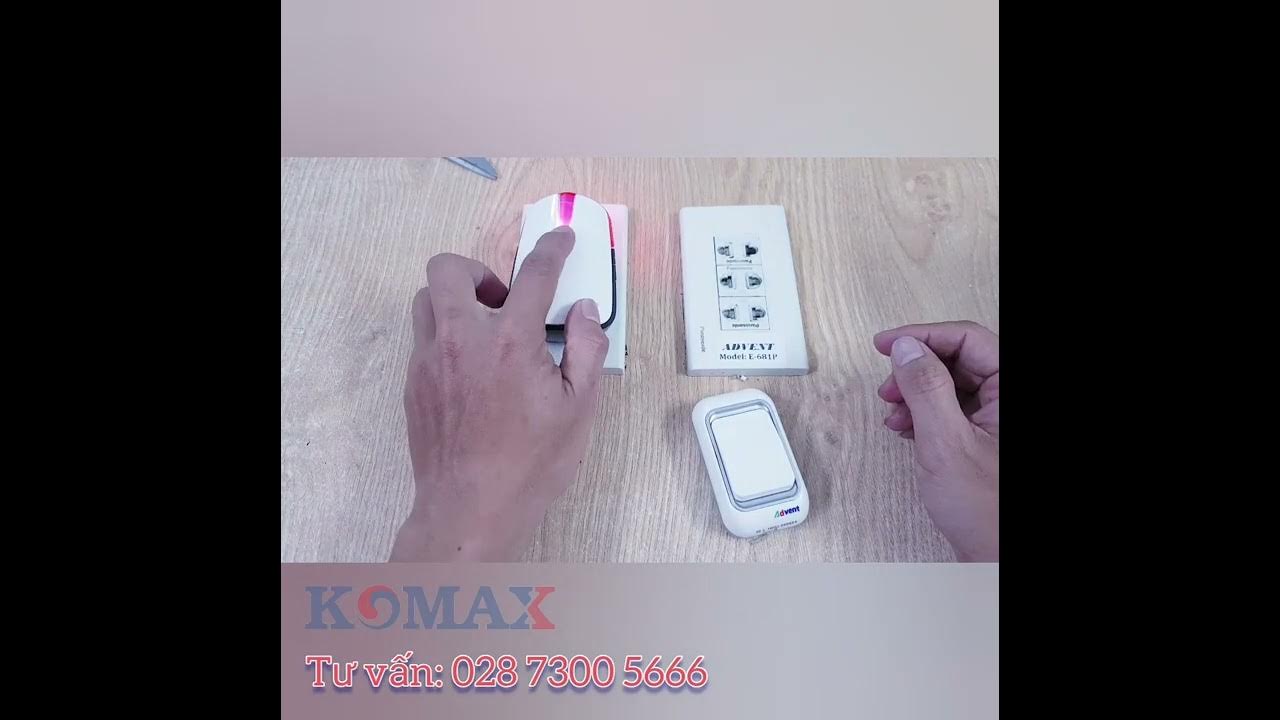 Chuông cửa dùng ngoài trời Advent E-681P - YouTube
