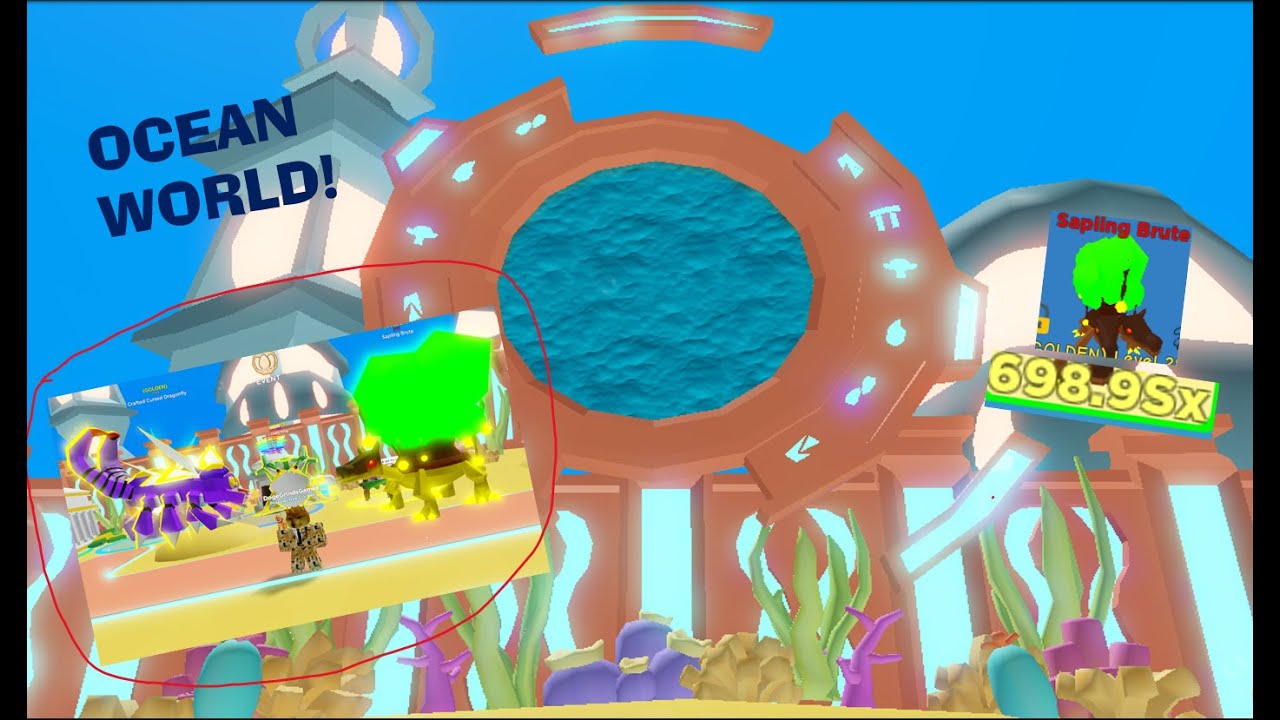 These New Pets are CRAZY OVERPOWERED *OCEAN WORLD*! Clicker Simulator ...