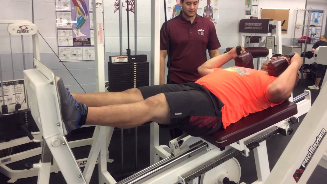 Supine Squat machine - YouTube