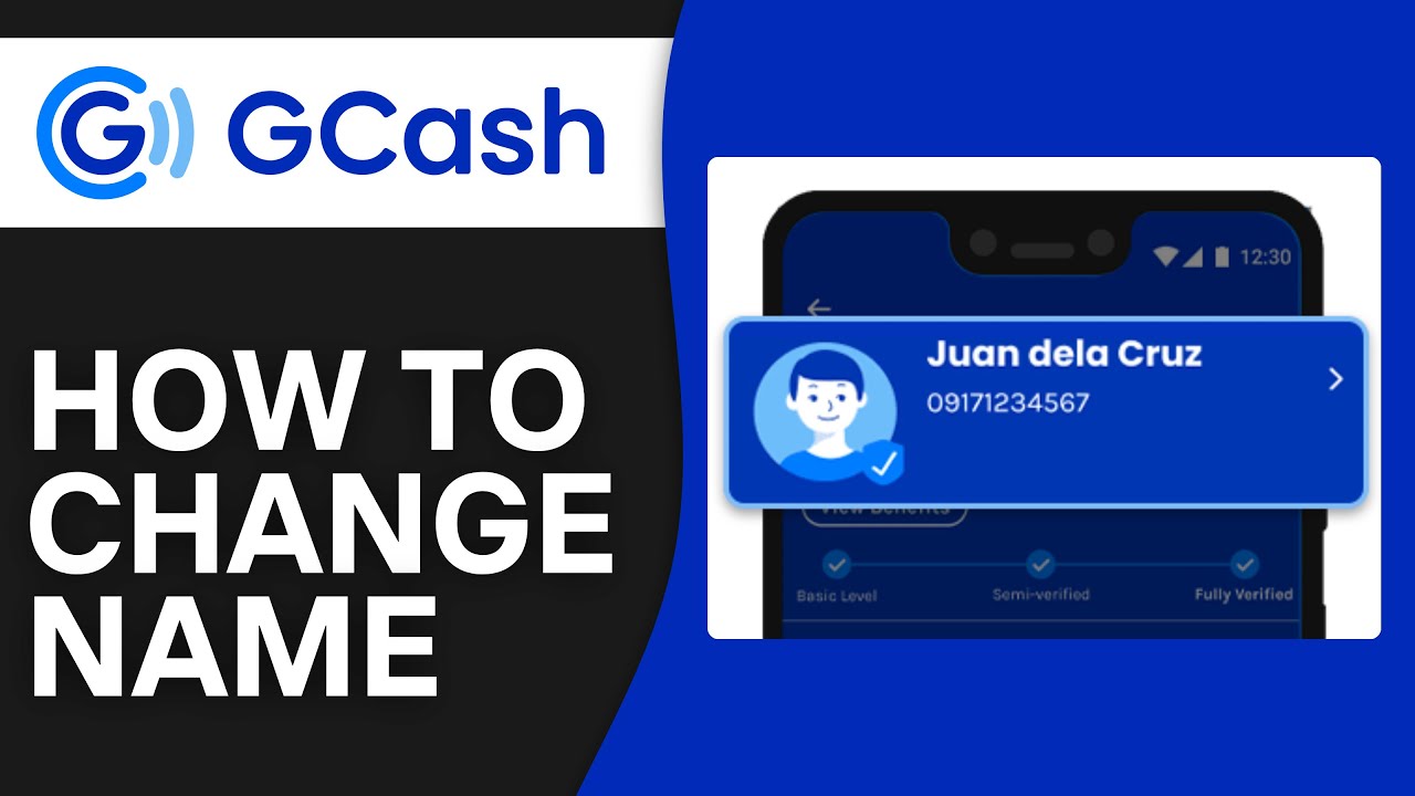 How to Change Name in Gcash on Not Verified Account (2024) - YouTube