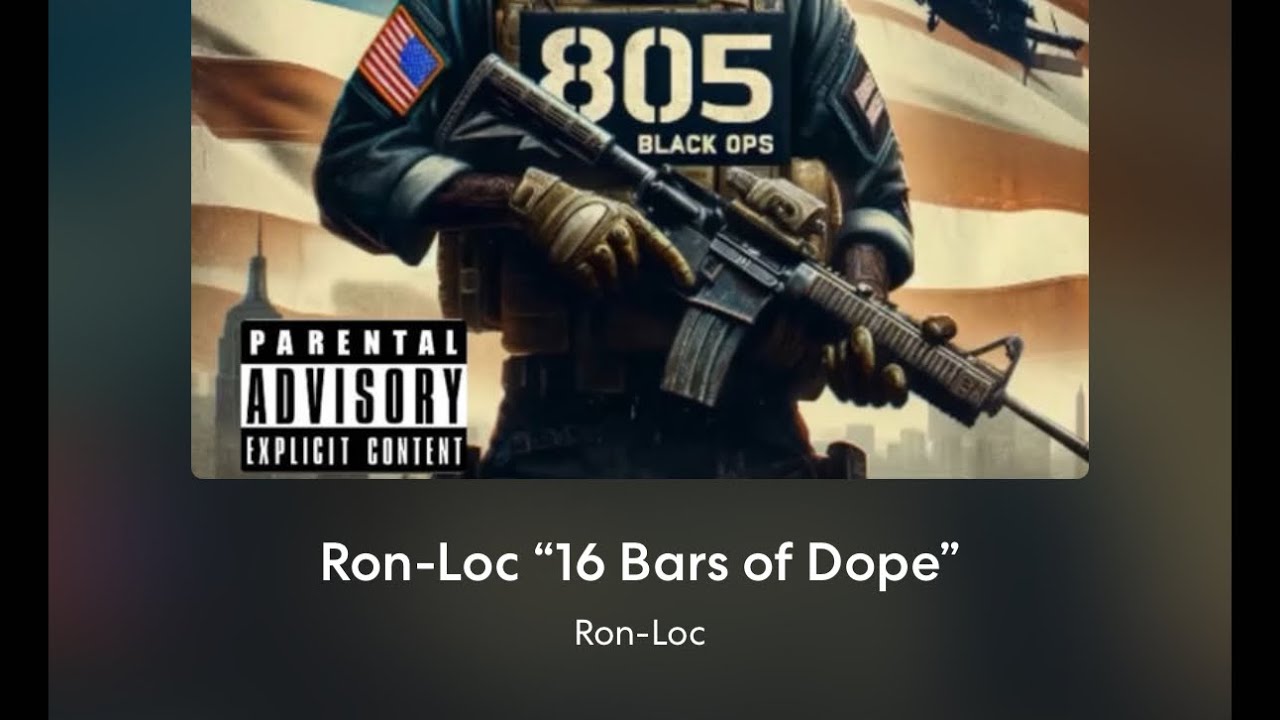 Ron-Loc “16 Bars of Dope” | 805 Black Ops (The FixTape) #HipHop #Rap # ...