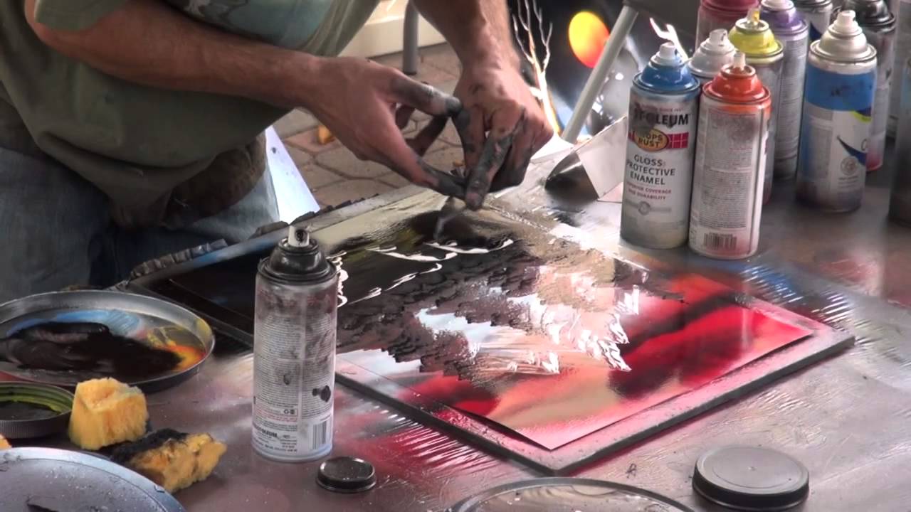 Spray Painting Live San Diego Fair Part 7 of 7 - YouTube