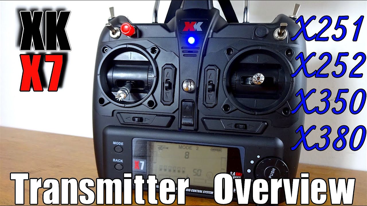 XK X7 Transmitter Overview and Programming : X251, X252, X350... - YouTube