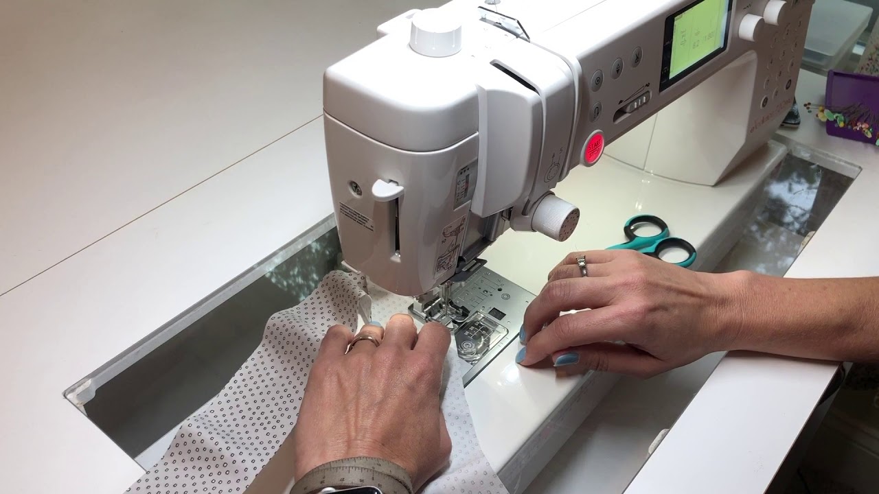 Straight Grain Binding Tutorial by Cary Quilting Company - YouTube