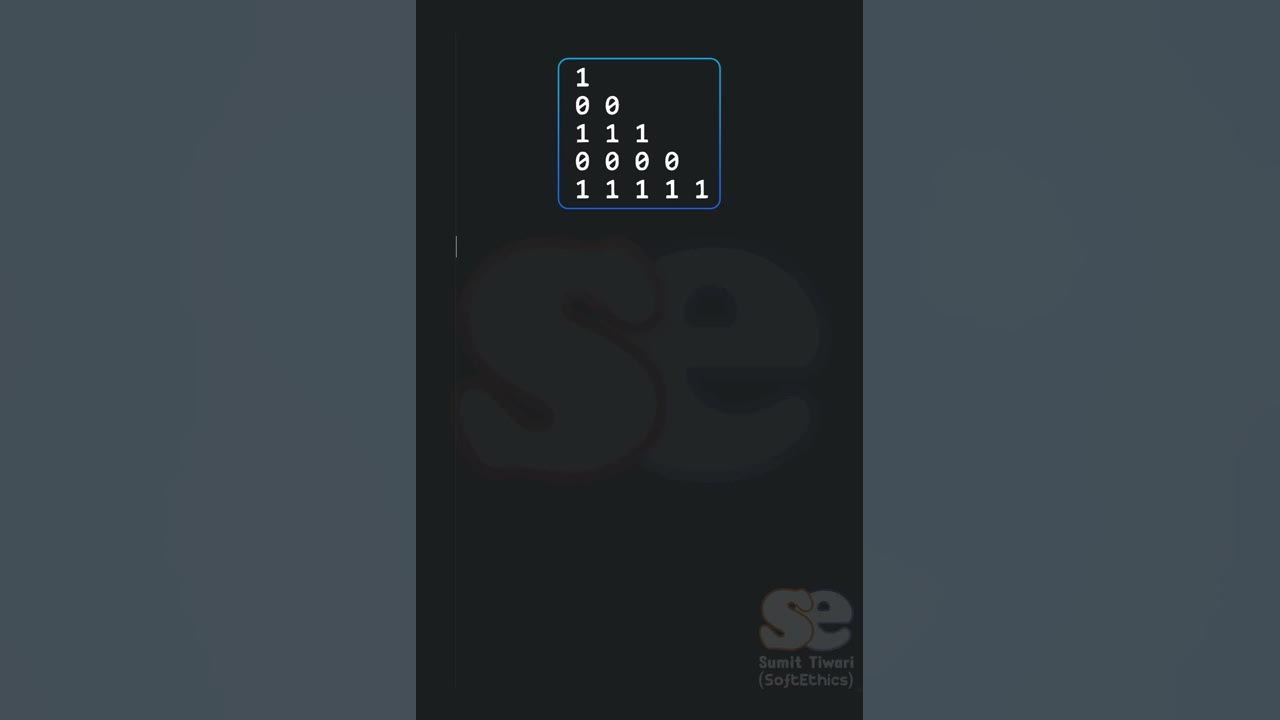 Python Pattern Program | Number Pattern | Triangle #shorts #python # ...