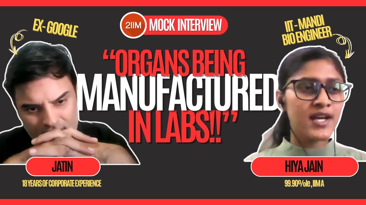 MBA Mock Interview Ft. - Hiya jain IIM-A Convert | Must watch 🤯 | GD PI ...
