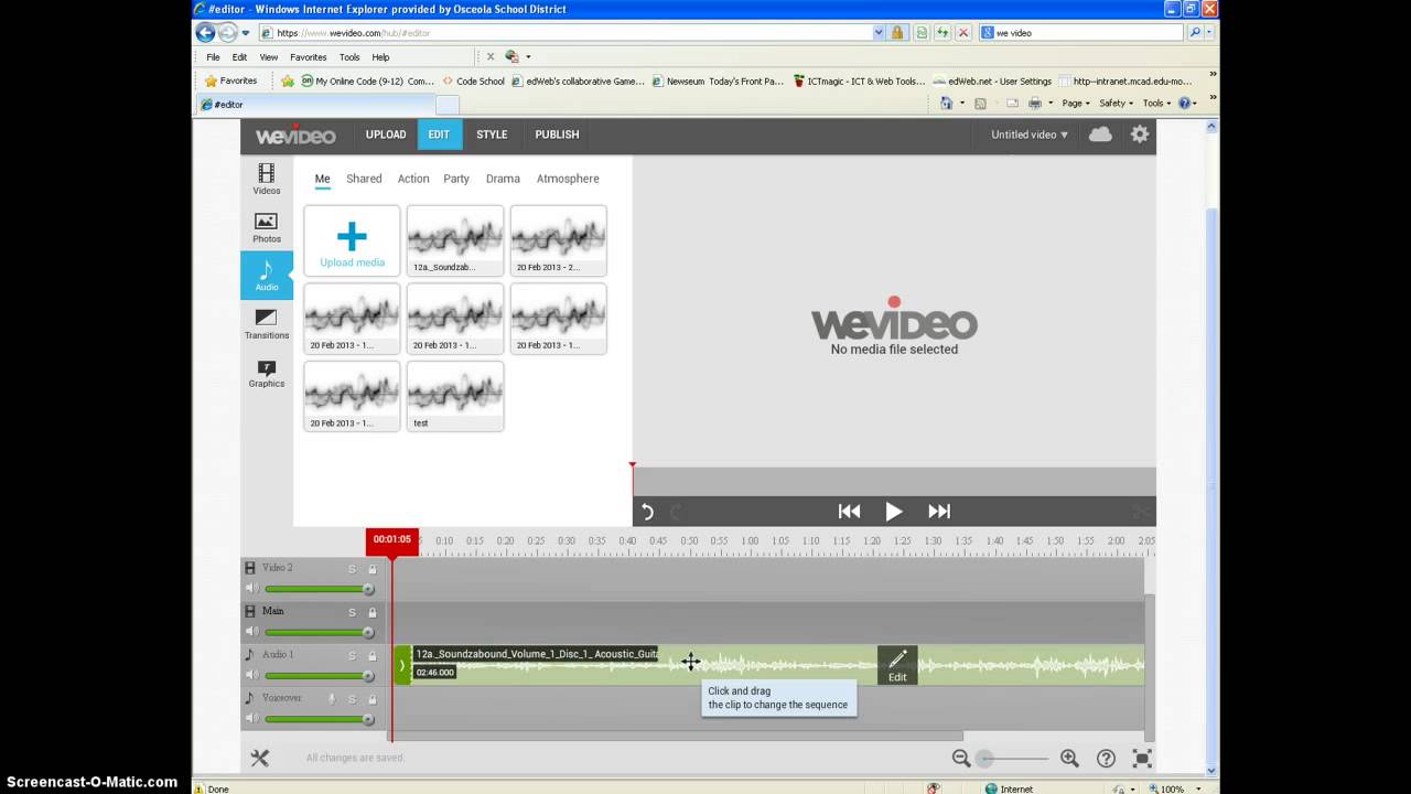 WeVideo Introduction- Recording Narration - YouTube