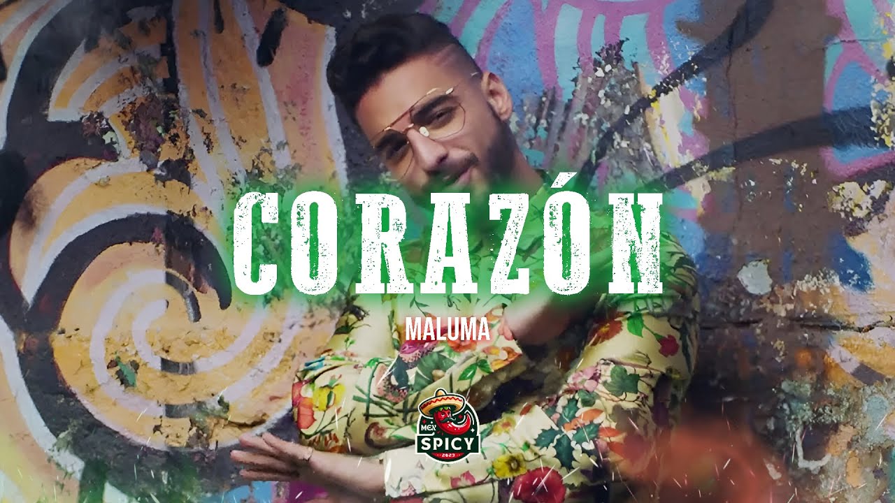 Maluma - Corazón💔(Letra/Lyrics) ft. Nego do Borel - YouTube