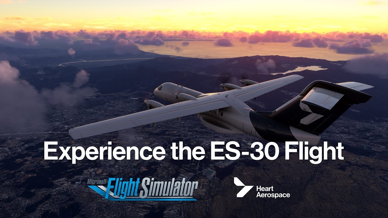The ES-30 Takes Flight in Microsoft Flight Simulator! - YouTube