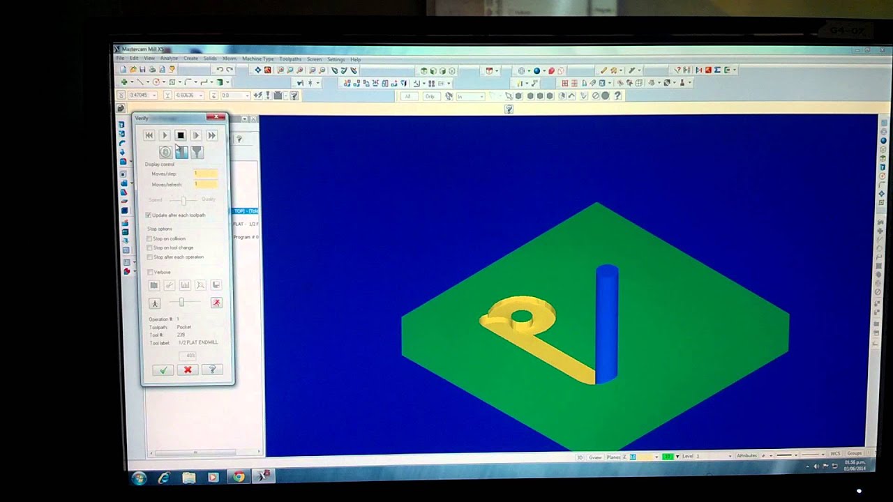 Mastercam Tutorial Basico - YouTube