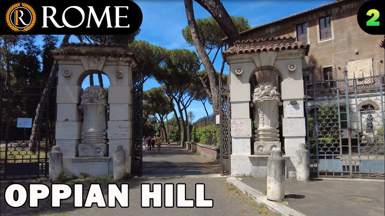 Rome guided tour Oppian Hill (2) - Viale Fortunato Mizzi [4K Ultra HD ...