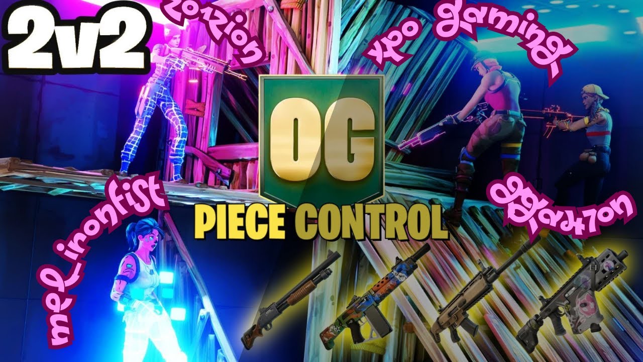 Playing Fortnite Piece Control 2v2 with my cousins ENJOY! - YouTube