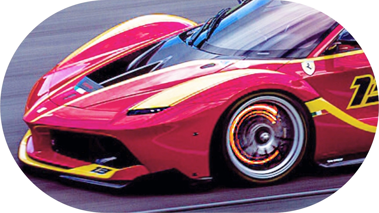 Track Race: Flames & Glowing Brakes Ferrari FXXK ★Hybrid★ & FXX ...