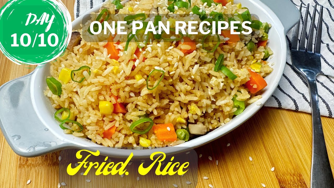 One pot Fried Rice : 10 Days of One Pan Recipes - YouTube