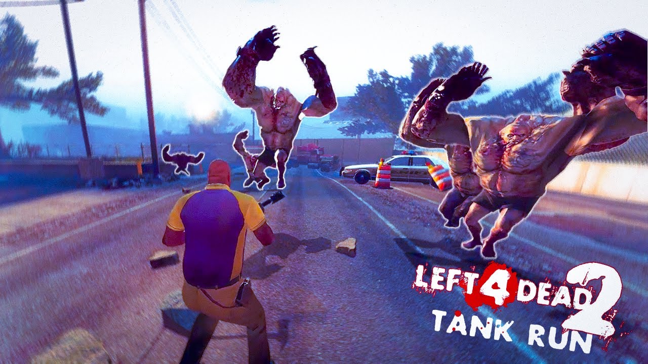 Tank BHOP Run on Dead Center (Solo, Expert) | Left 4 Dead 2 - YouTube