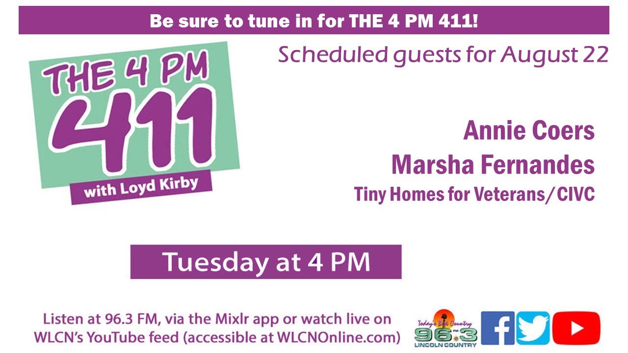 8/22/23 - The 4 PM 411 w/Loyd Kirby ~ Guests: Marsha Fernandes & Annie ...