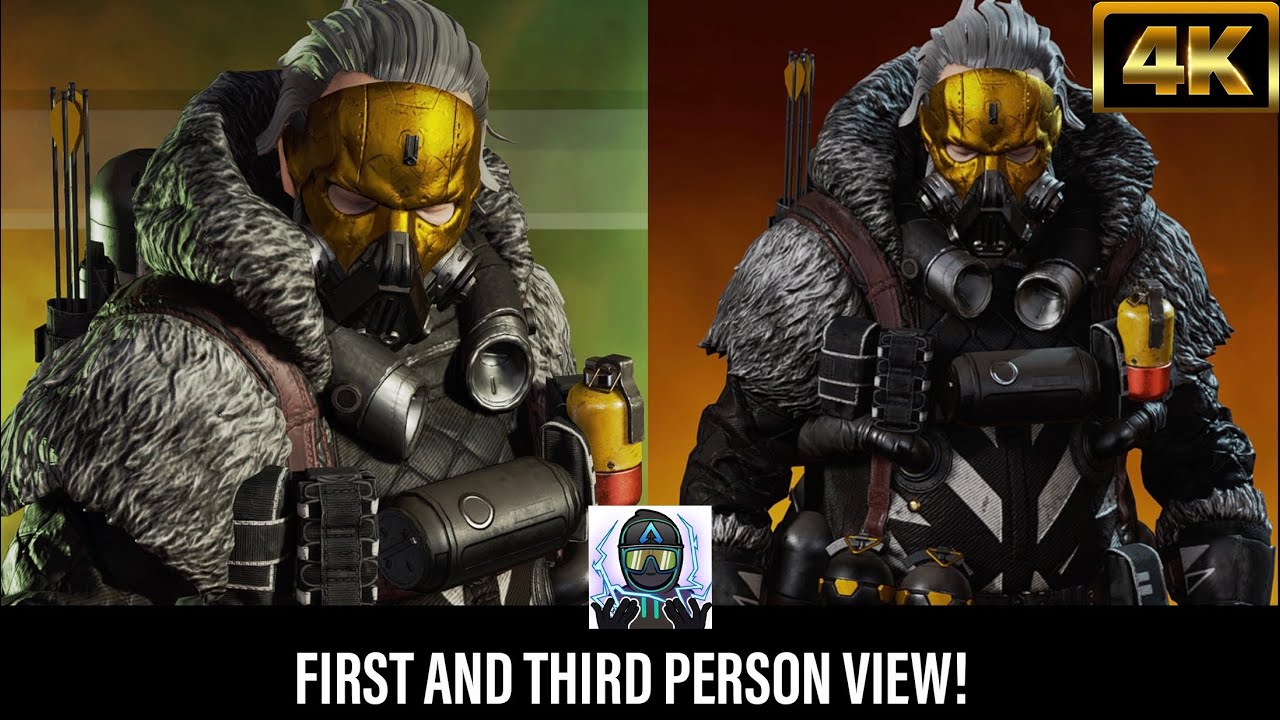 Apex Legends Legendary Caustic Blackheart Skin Showcase In First And ...